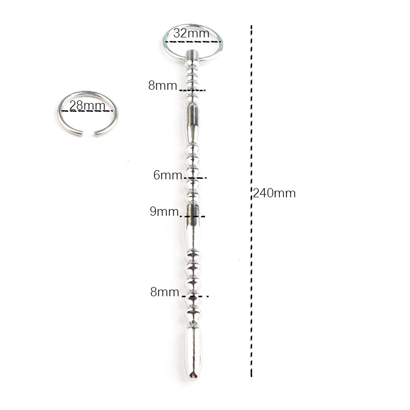 304 Stainless Steel Extended stick urethral plug self-cleaning penis ...
