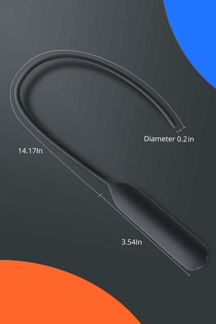 10 Vibration Modes Silicone Urethral Sounds